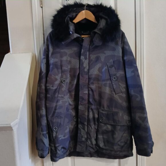 Fox | Jackets & Coats | Y2k Vintage Fox Racing Deluxe Camo Hooded Parka ...